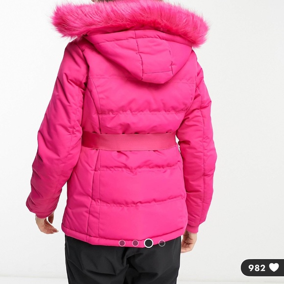 ASOS | Jackets & Coats | Asos Threadbare Ski Hot Pink Puffer Jacket ...